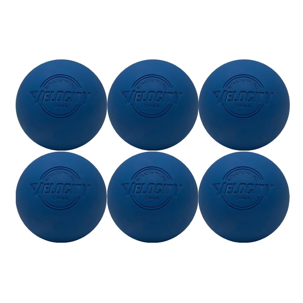 Velocity Lacrosse Balls – 6 Pack – Official Size, NFHS & College ...