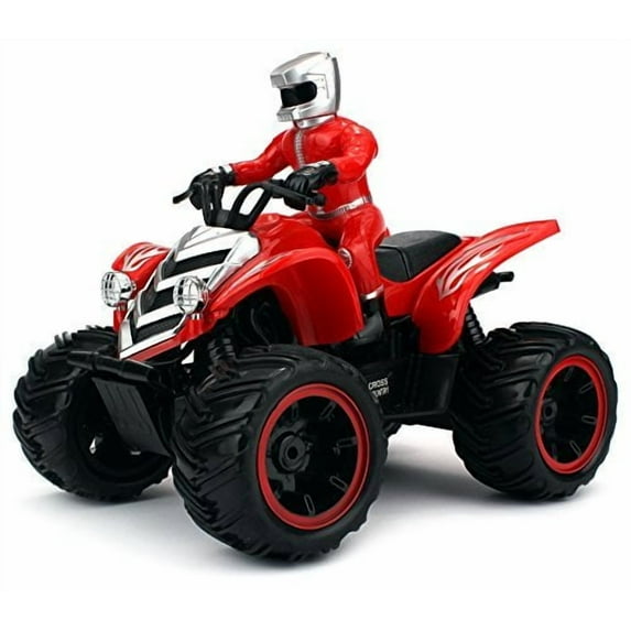 Velocity Toys ATV Road Racer Remote Control RC Car, Rechargeable, Big ...