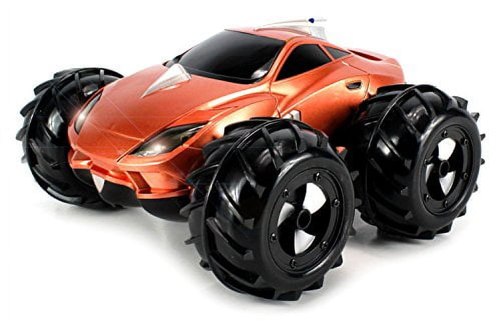 Velocity Toys Amphibious Assault Coupe Electric RC Stunt Car RTR, Works ...