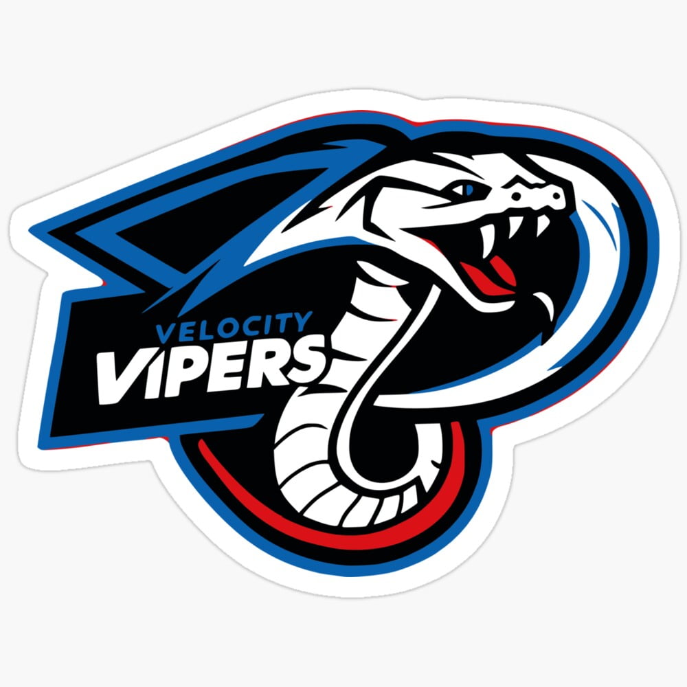 Velocity Vipers, A Freely Invented Sports Team Sticker Phone Decal ...