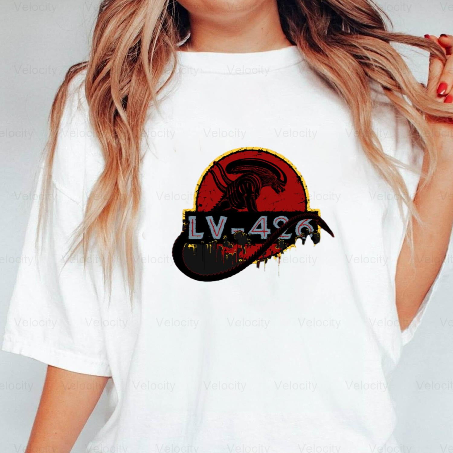 Velocity92 LV-426, Alien Planet Xenomorph Sci-Fi Horror Weyland-Yutani Movie Location Tee, for ...