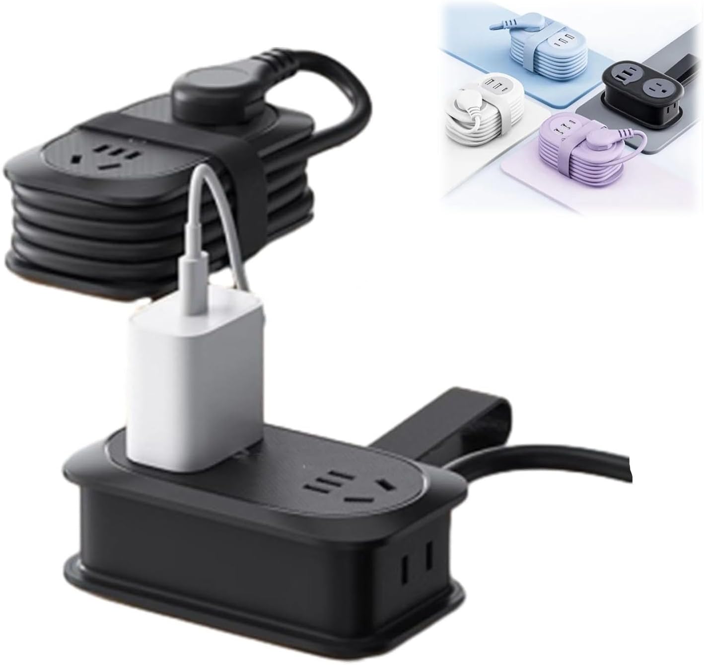 Velocitybe 7 in 1 Power Strip, 7 in 1 Power Strip, 4 Outlets 2 USB ...