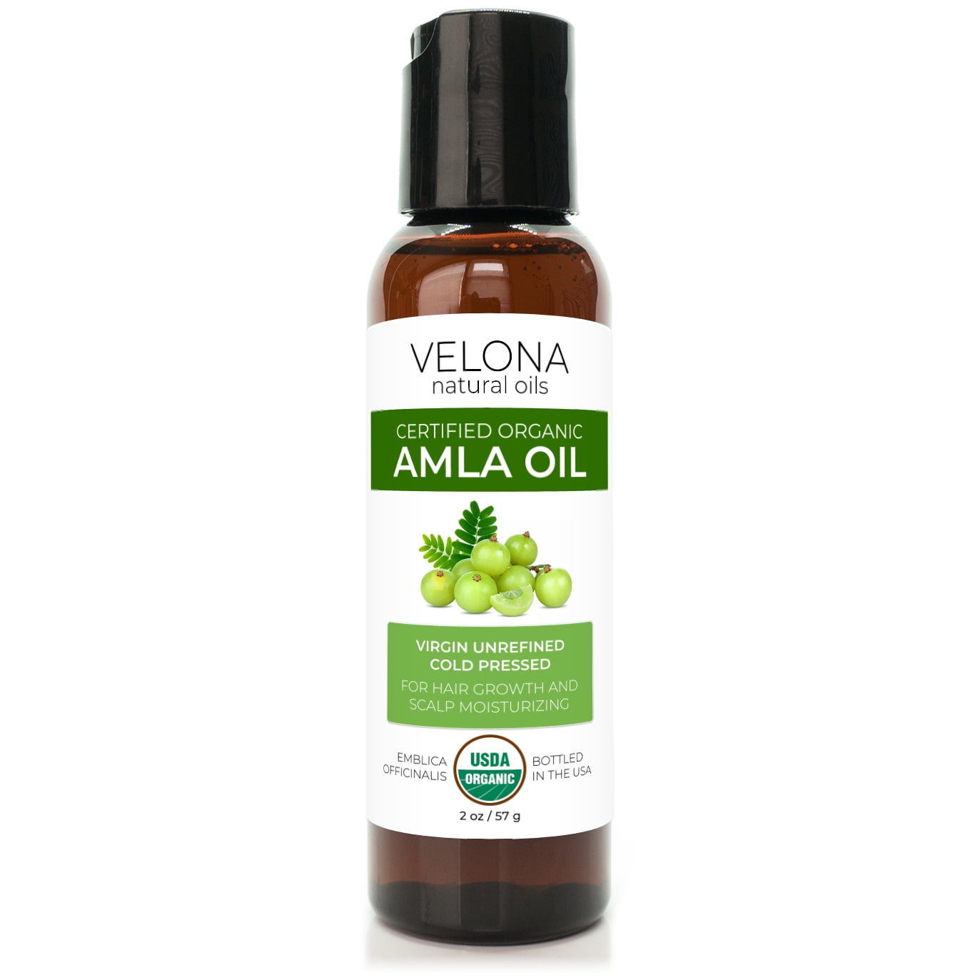 Velona USDA Certified Organic Amla Oil - 2 oz | Pure, Natural, Extra ...