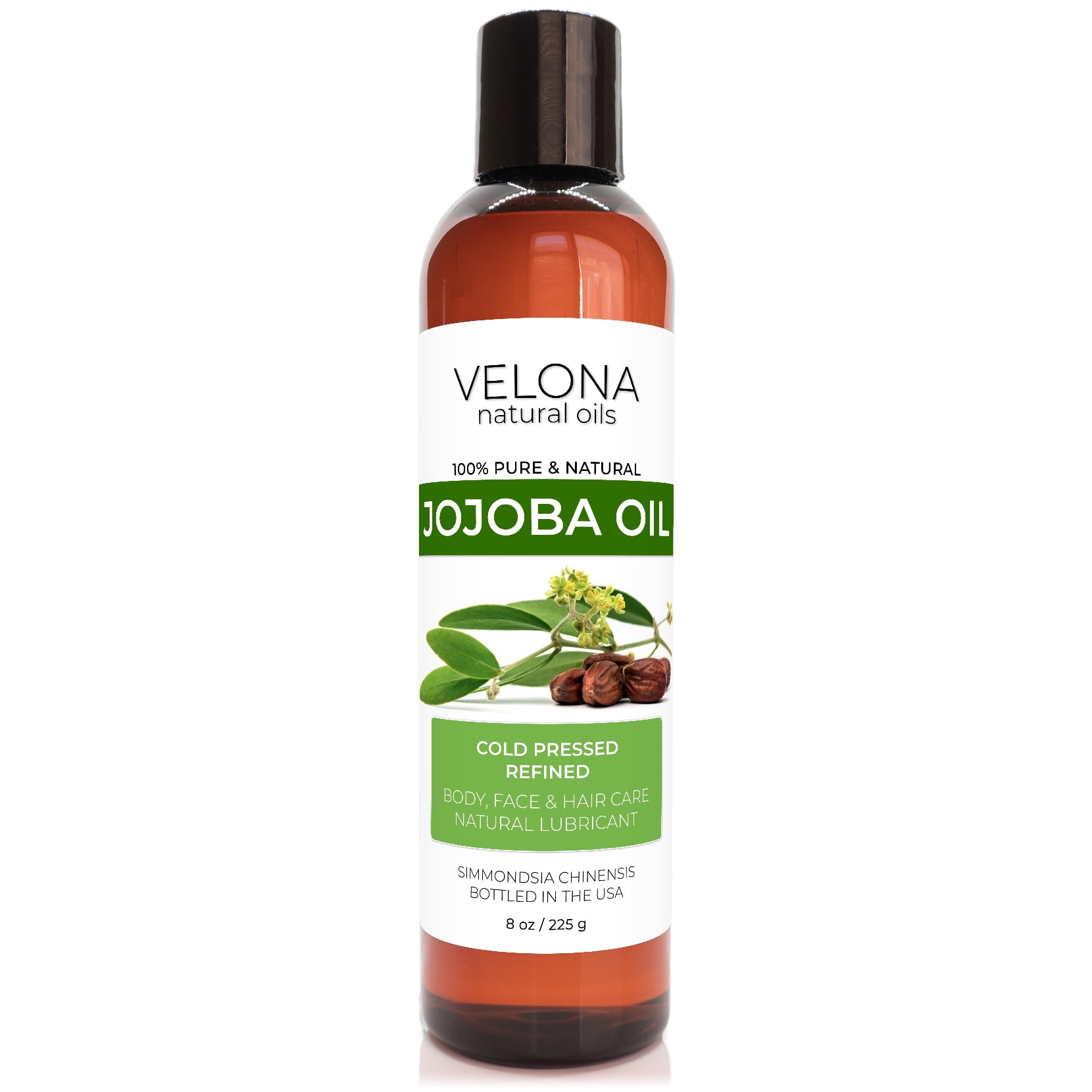 Velona Jojoba Oil - 8 oz | 100% Pure and Natural Carrier Oil | Clear ...