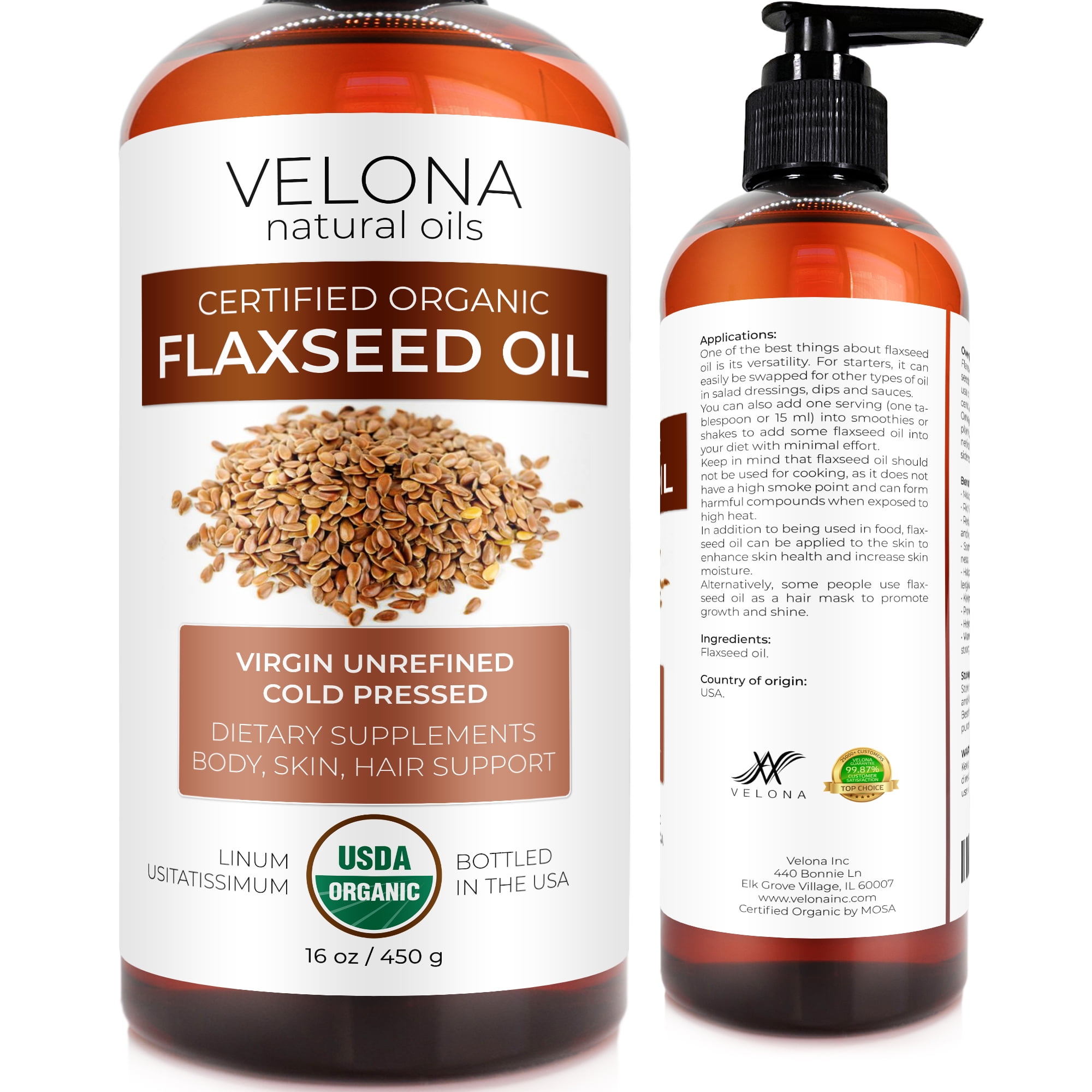 Organic Flaxseed Oil