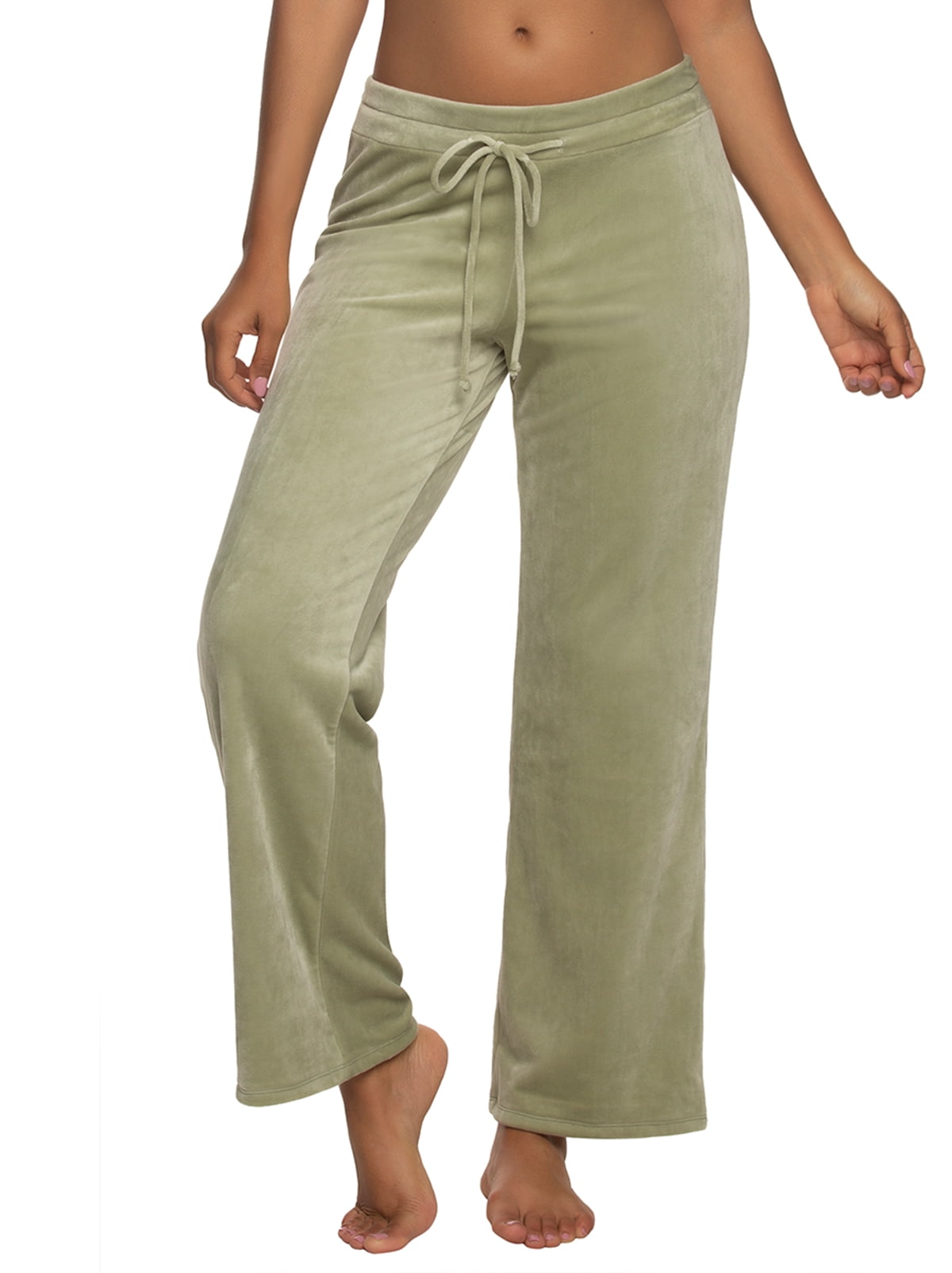 Velour Lounge Pant | Relaxed Fit | Felina (Tea, Medium) - Walmart.com