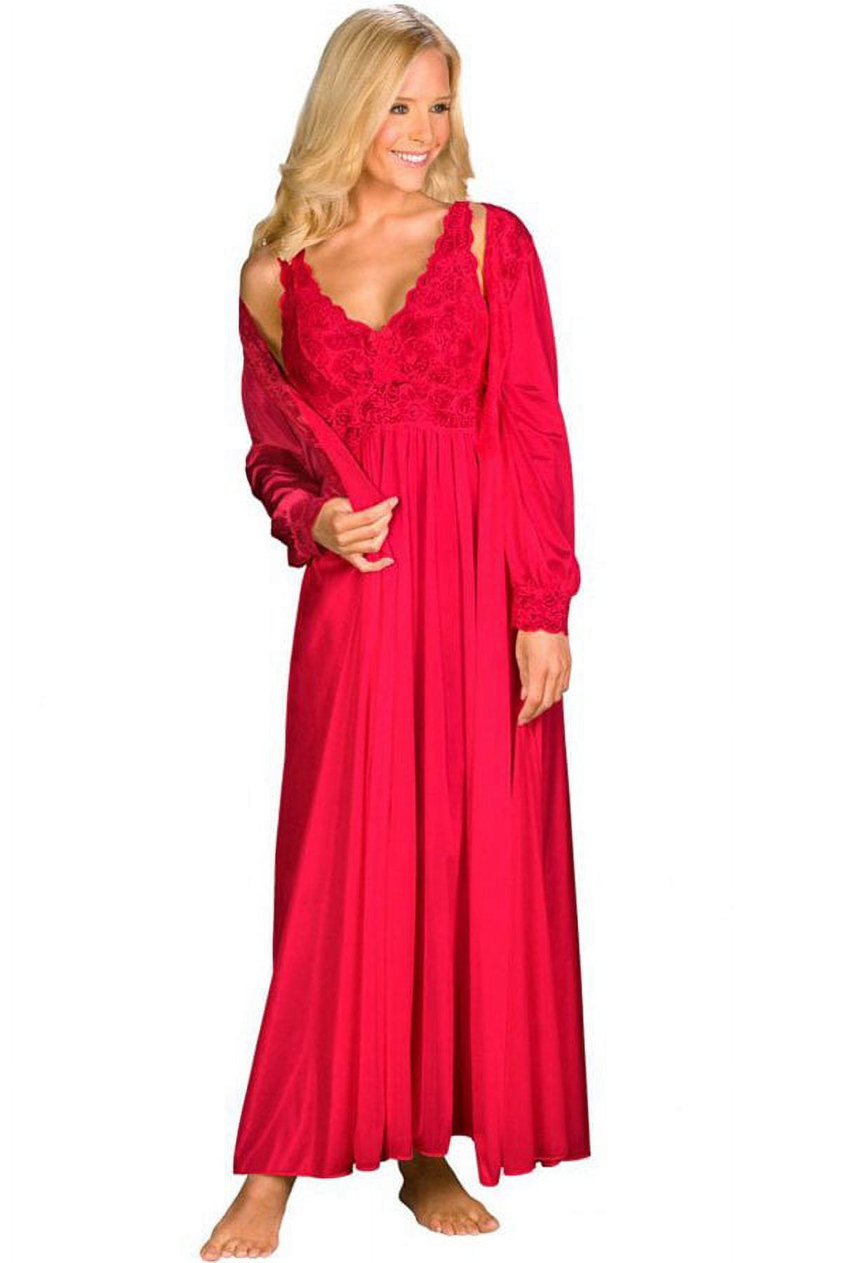 Velrose Lingerie Shadowline Silhouette Gown and Peignoir Set 51737 ...