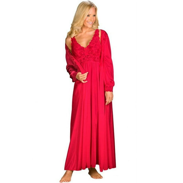 Velrose Lingerie Shadowline Silhouette Gown and Peignoir Set 51737 ...