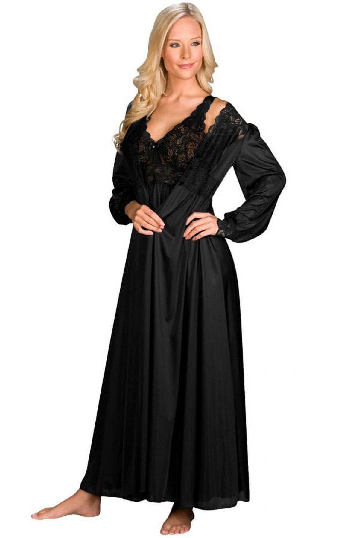 Velrose Lingerie Shadowline Silhouette Gown and Peignoir Set 51737 ...