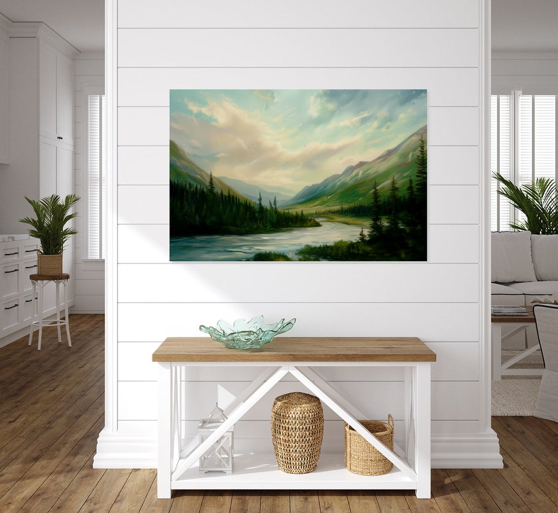 Velto Alaskan Wilderness Vintage, Nature Print, Alaska Outdoors ...