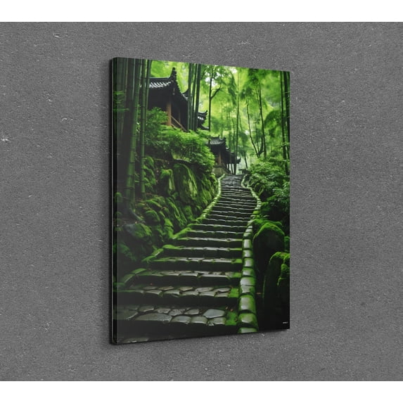 Velto Bamboo Forest Serene Green Landscape With Winding Path Nature ...