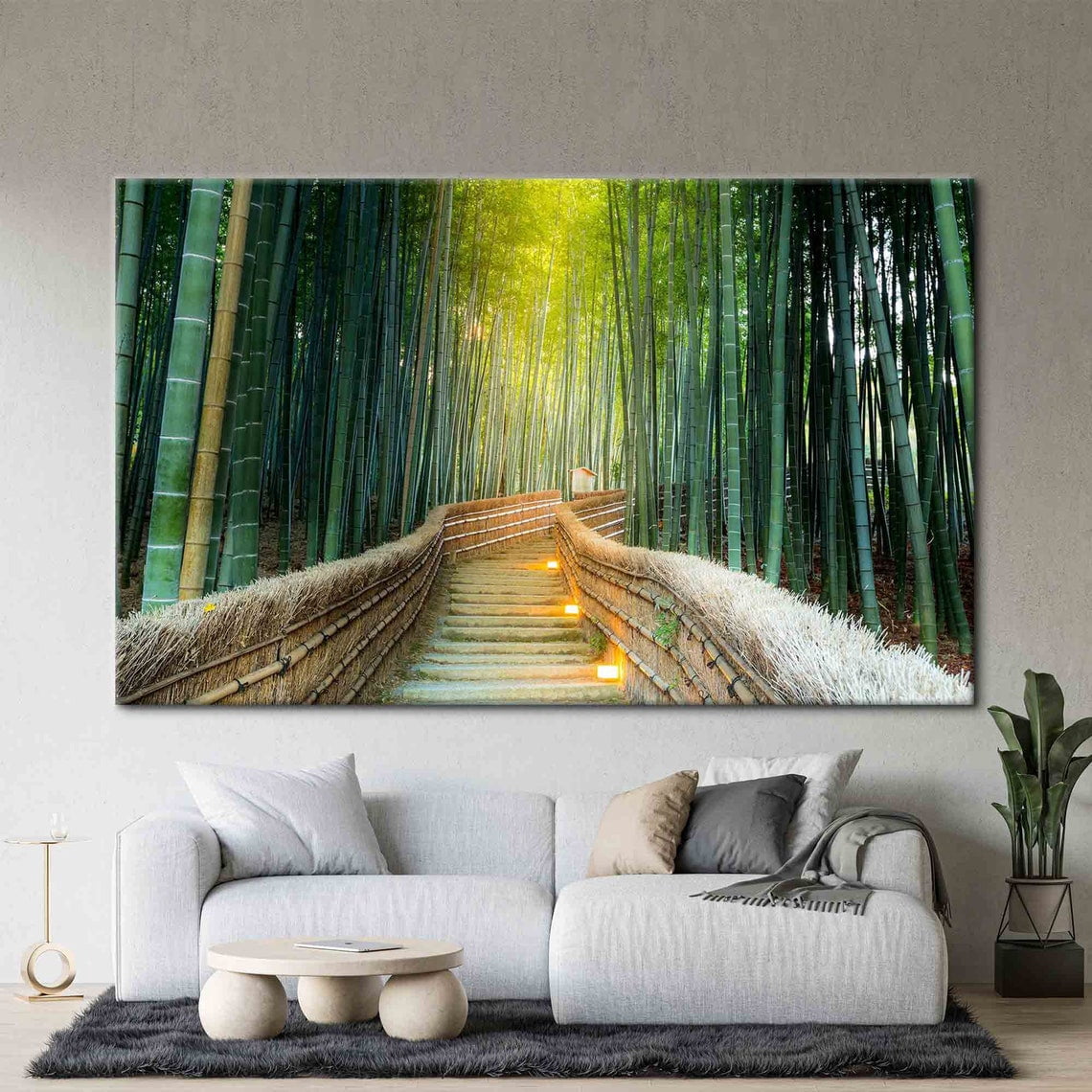 Velto Bamboo Wall Art, Forest, View, Kyoto, Nature Landscape, Living ...