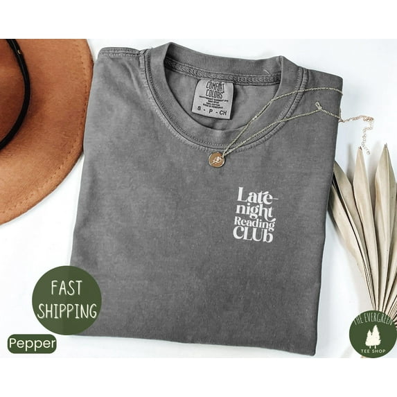 Velto Bookworm Graphic Tshirt Reading Inspired Casual Outfit Book Club ...