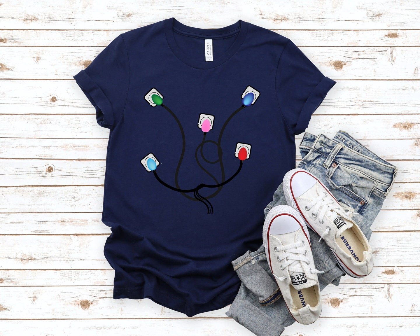 Velto EKG Leads Cheat Sheet Shirt, Telemetry Technician Shirt, Nursing ...