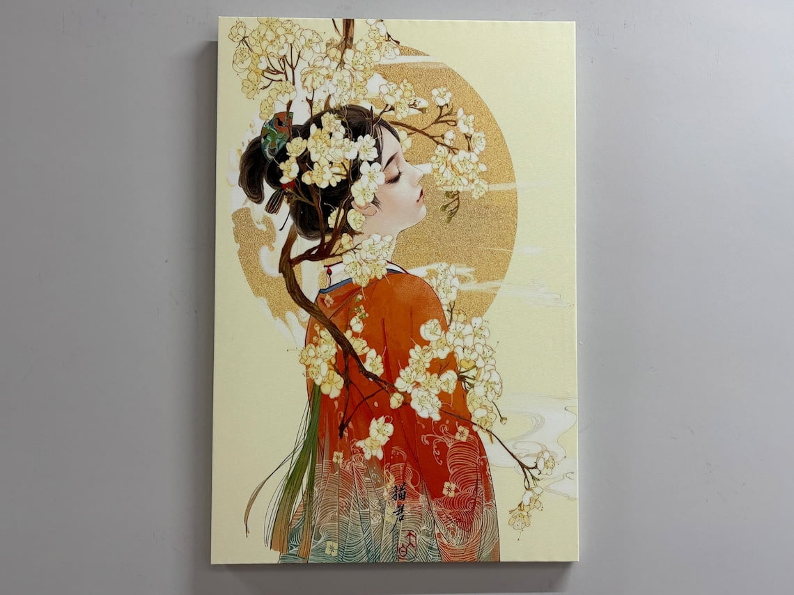 Velto Geisha Canvas Gift Japanese Geisha, Japanese Woman Art, Japanese ...