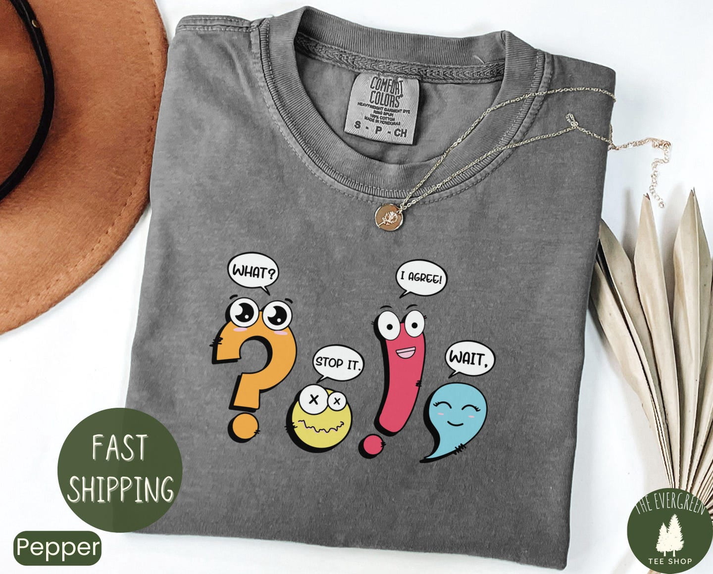Velto Grammar Teacher Graphic Tshirt English Inspired Casual Outfit ...