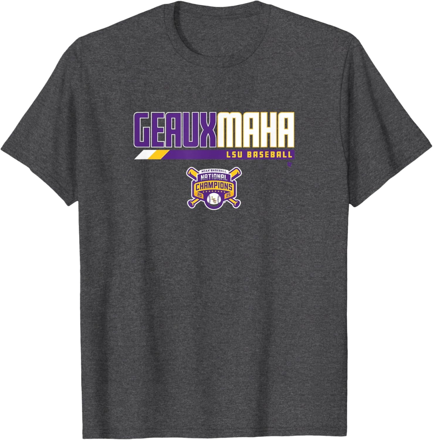 Velto LSU Baseball: 2025 National Champions Geauxmaha T-Shirt All Size ...