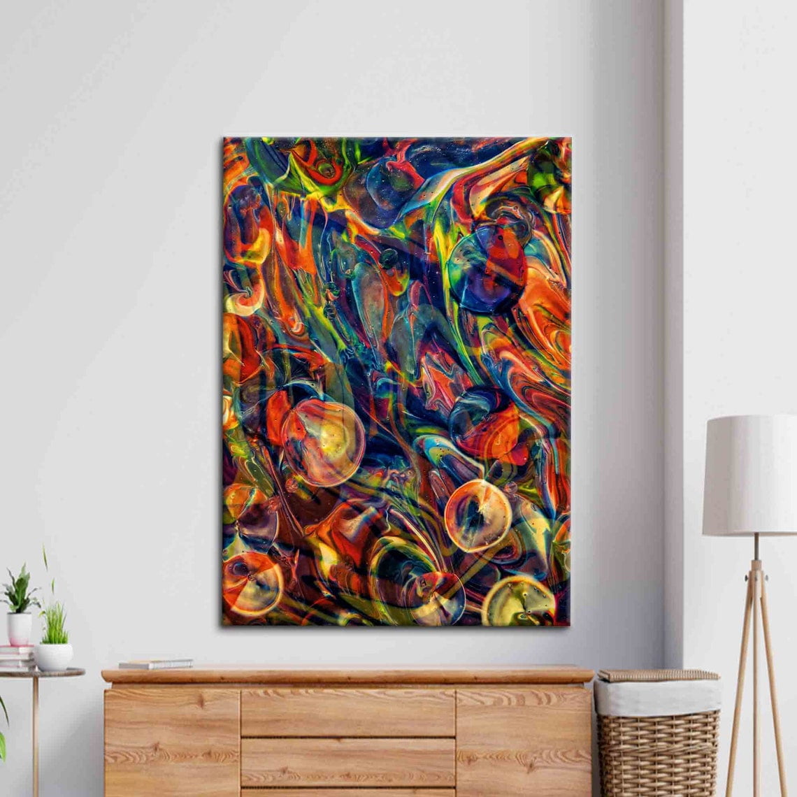 Velto Modern Colorful Artwork, Modern Colorful Canvas, Abstract Art ...
