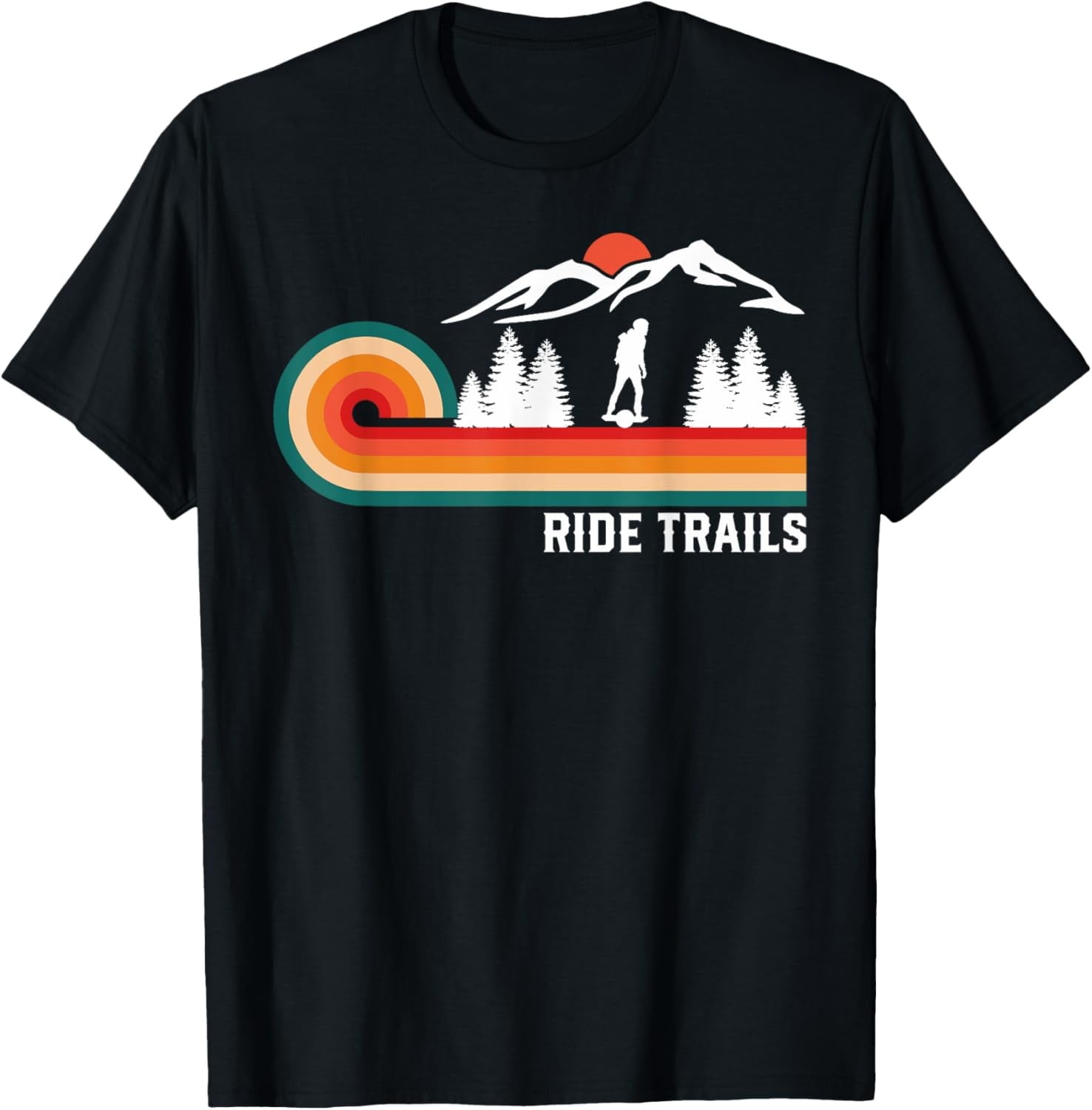 Velto Ride Trails Onewheel GT Retro Vintage One Wheel GTS T-Shirt ...