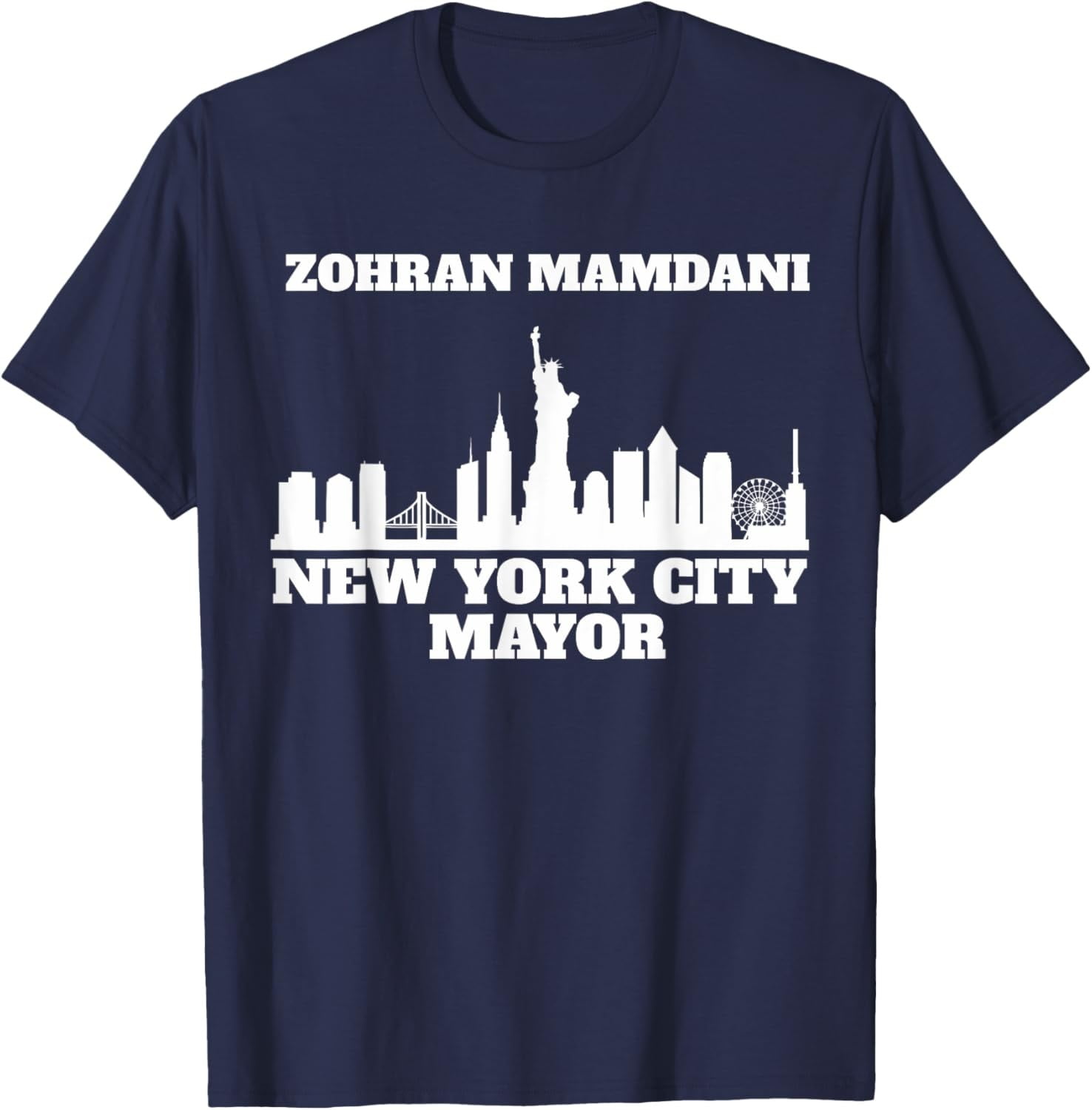 Velto Zohran Mamdani For NYC Mayor T-Shirt All Size S-5XL - Walmart.com