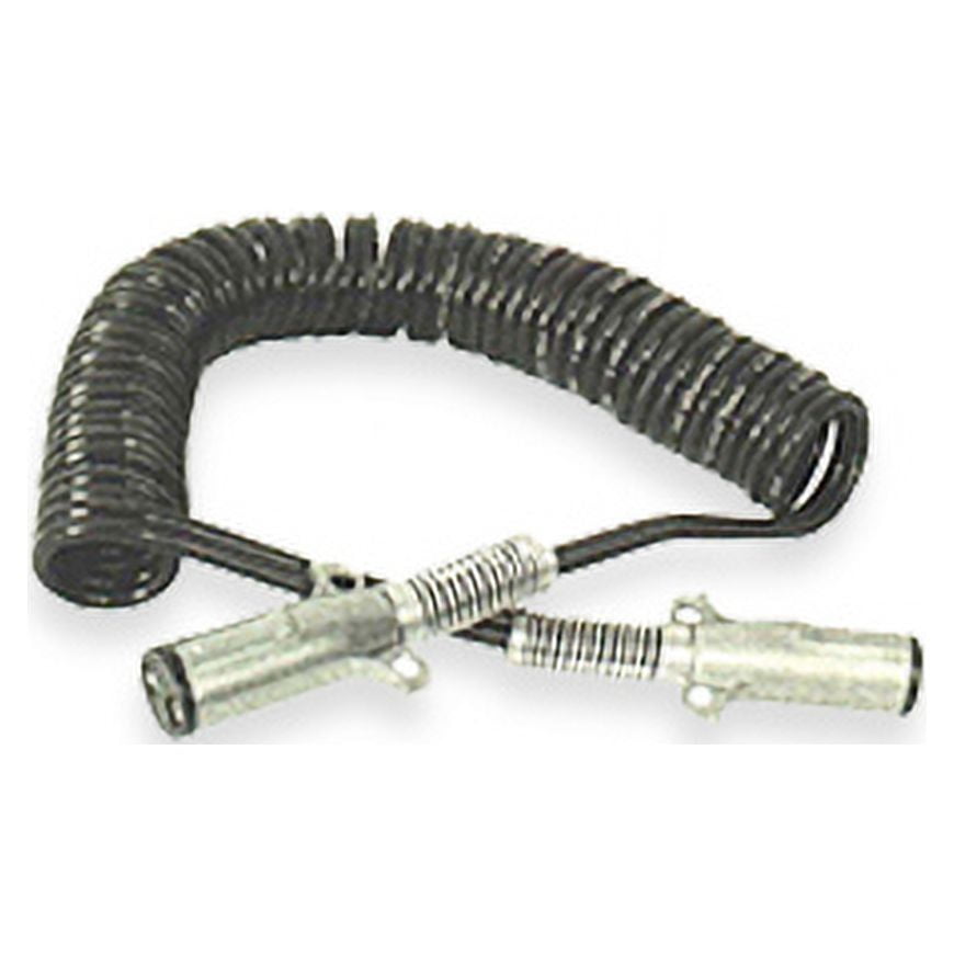 Velvac 590172 Coiled Cable 15' Two Pole Coiled Cable Assembly, 4 Gauge ...