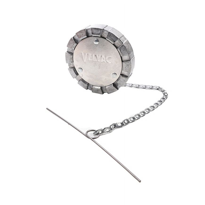 Velvac 600184 Fuel Tank Cap Female, Vented, 3" Nominal Size, 8 Threads ...