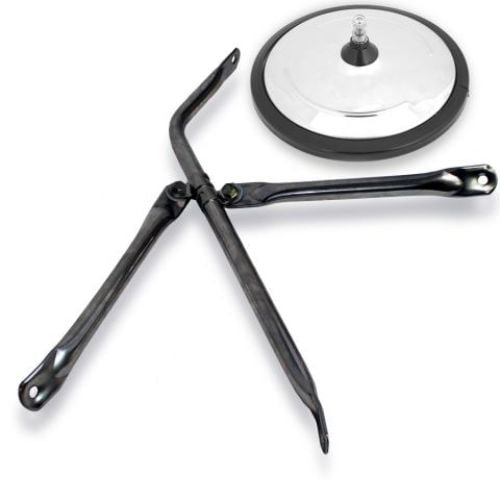 Velvac Rear Crossview Mirror System -Straight Van Chassis Stainless ...