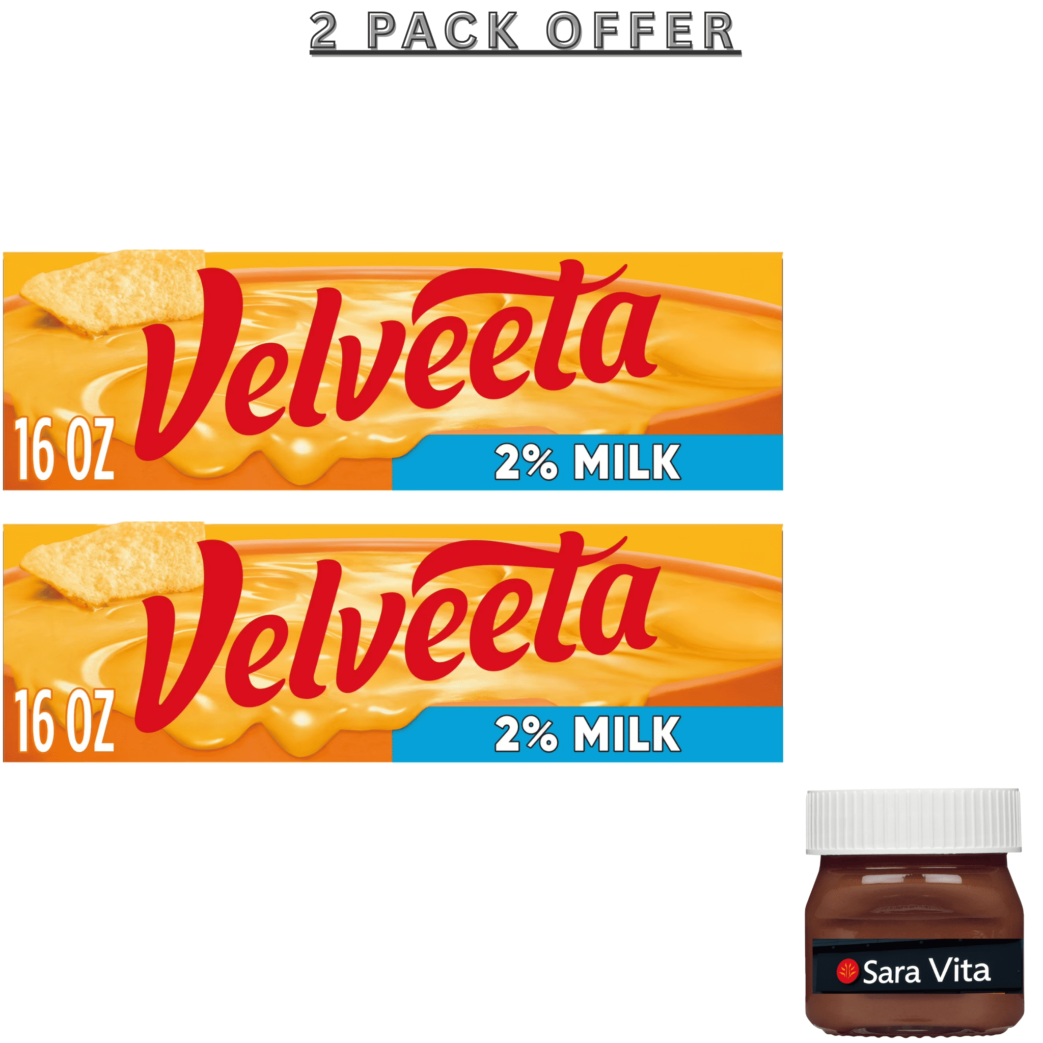 Velveeta 2% Milk Reduced Fat Melting Cheese Dip & Sauce with 25% Less ...