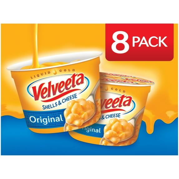 Velveeta Shells & Cheese Original Microwavable Shell Pasta & Cheese ...