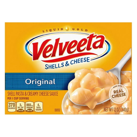 Velveeta Shells and Cheese Original Flavor 12.0 oz - Walmart.com