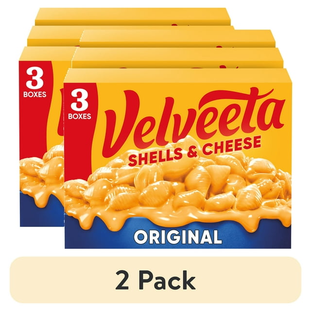 (2 pack) Velveeta Shells and Cheese Original Macaroni and Cheese Dinner ...