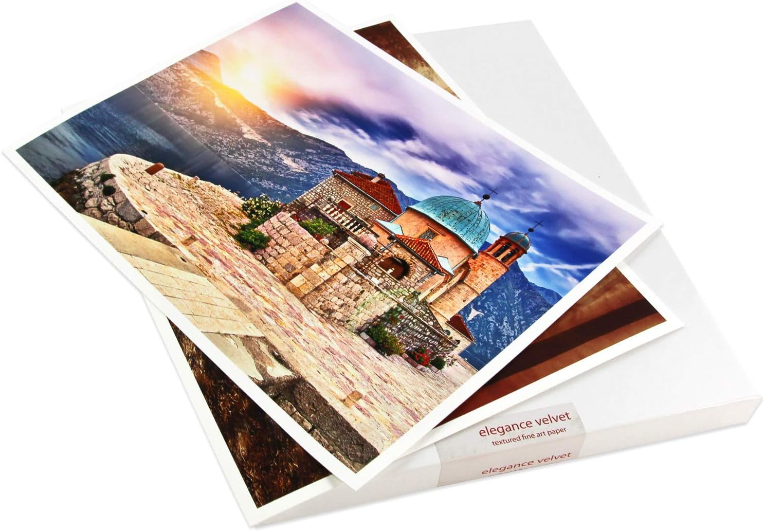 Velvet 17 in x 22 in, 25 is a Premium Matte 310 gsm, Cold Pressed Bright White Museum Grade Fine ...