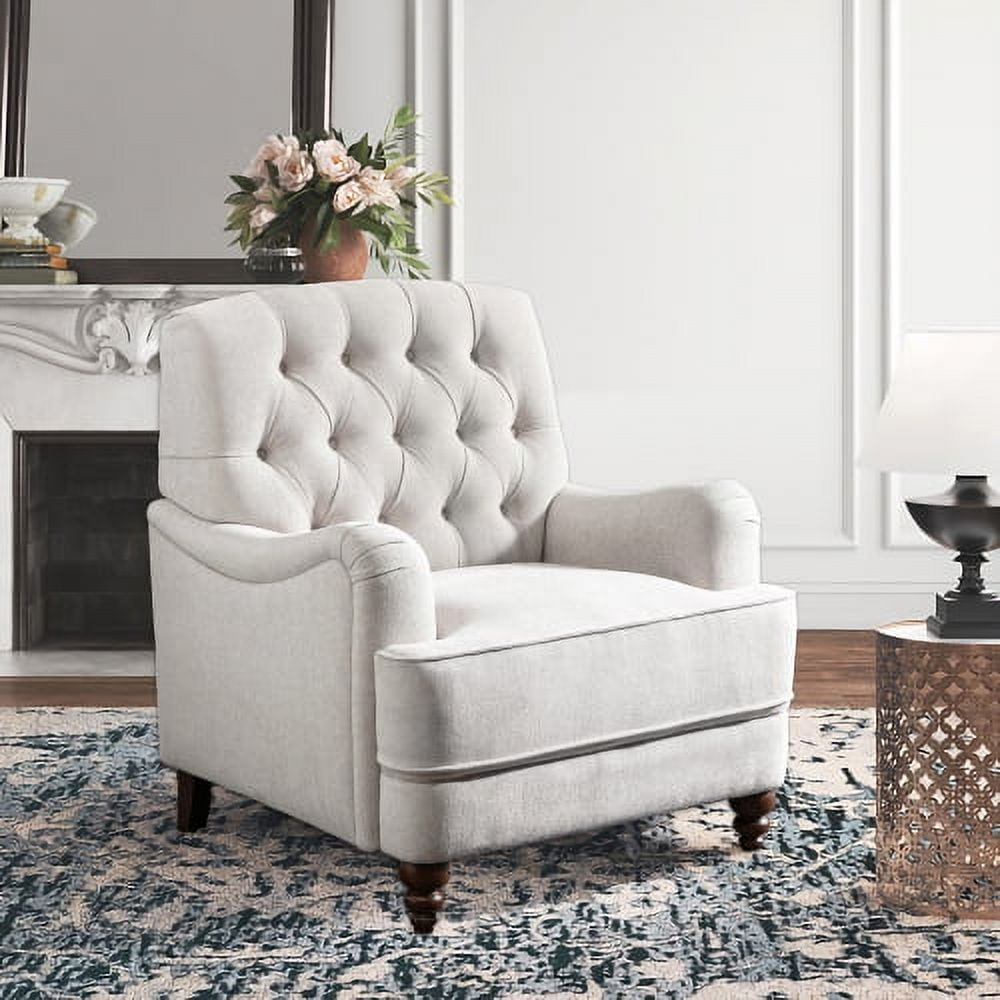 Velvet Accent Chair, Velvet Armchair, Linen Upholstered Armchair ...