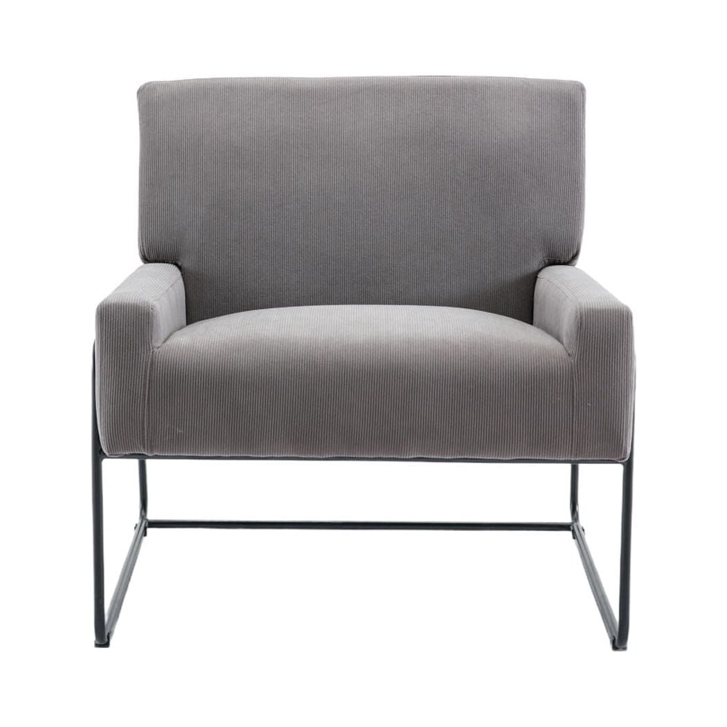 Walmart Velvet Accent Chair, Industrial Armchair for Small Spaces ...