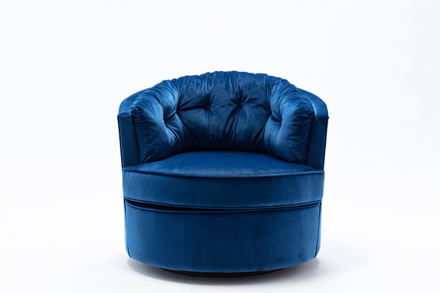 Velvet Barrel Chair, Modern Akili Swivel Accent Sofa Barrel Chair, 360 ...