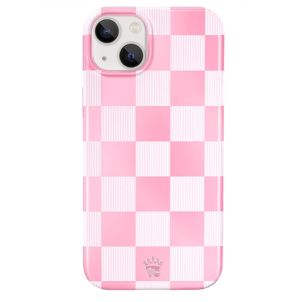 VELVET CAVIAR for iPhone 13 Mini Case Pink Checkered - Compatible with ...
