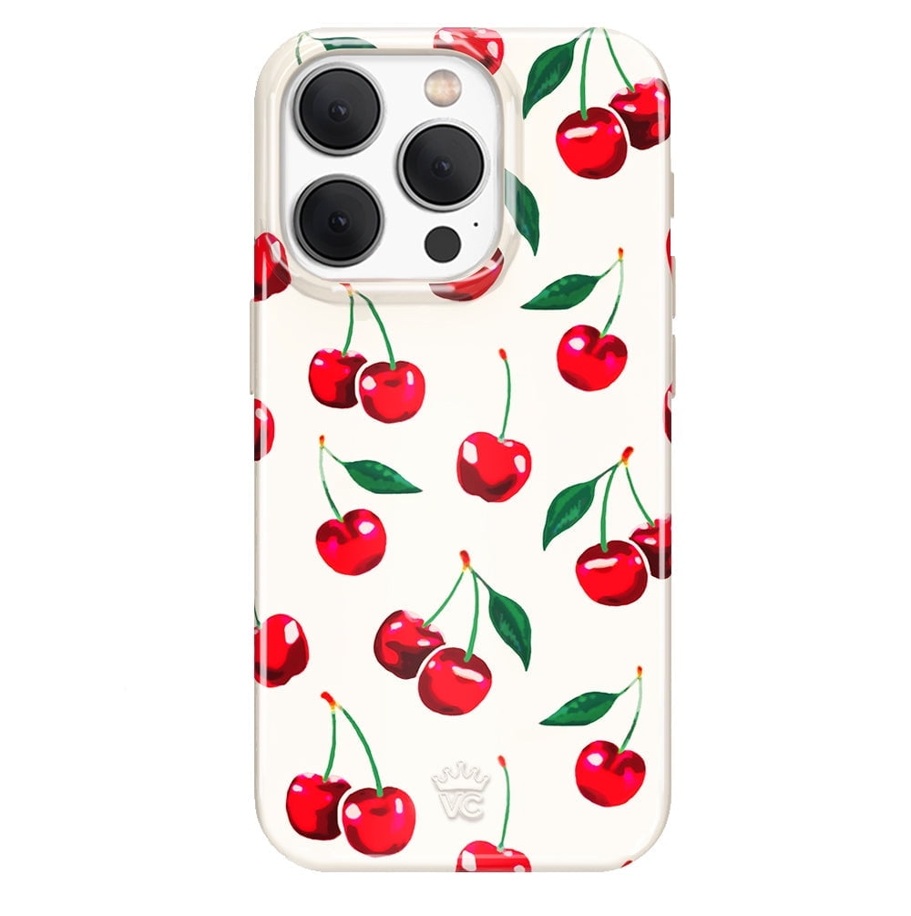 Velvet Caviar iPhone 15 Pro Case Cherry MagSafe Compatible - Cute Protective Phone Cases for ...