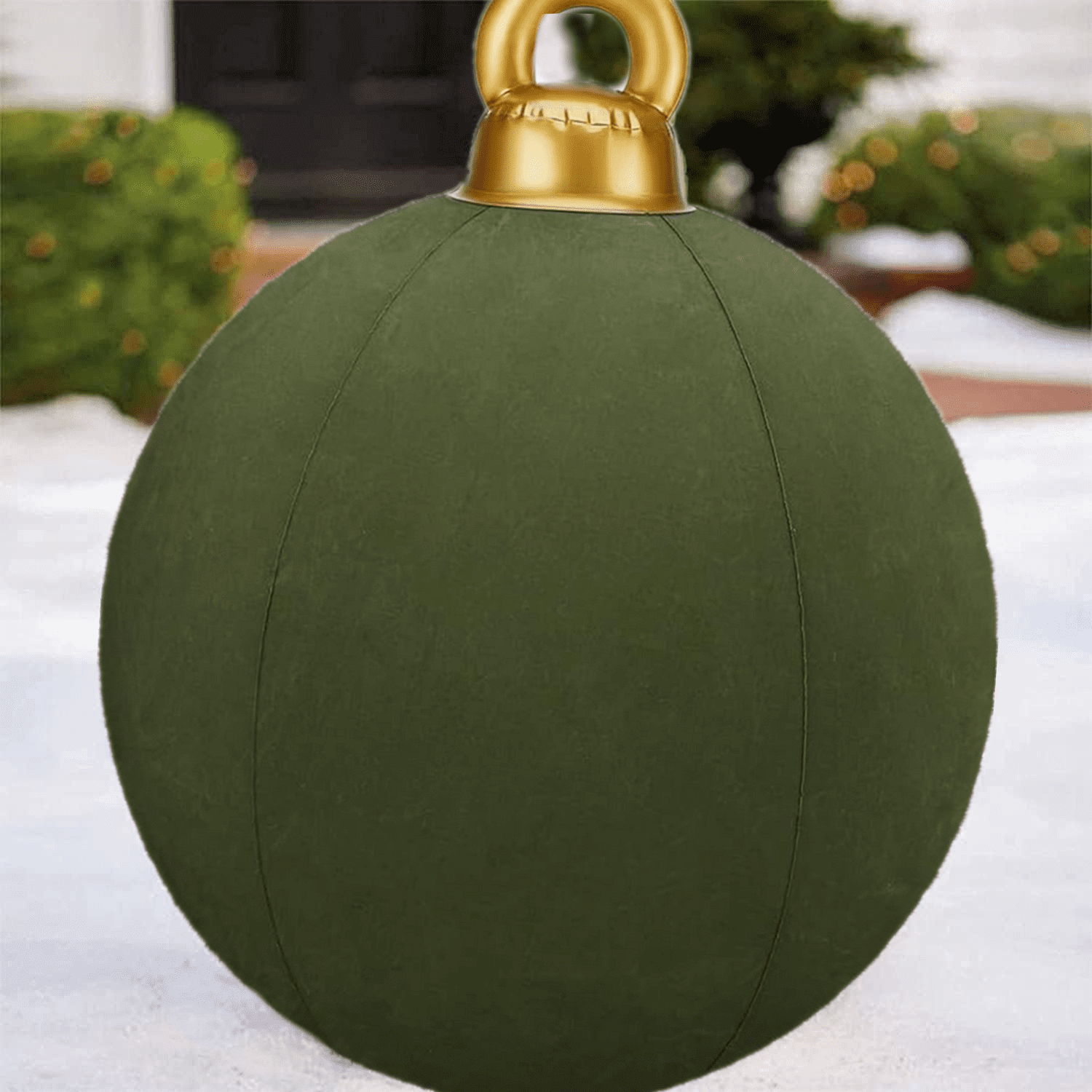 Velvet Christmas Inflatable Ball Ornament, Giant Inflatable Velvet ...