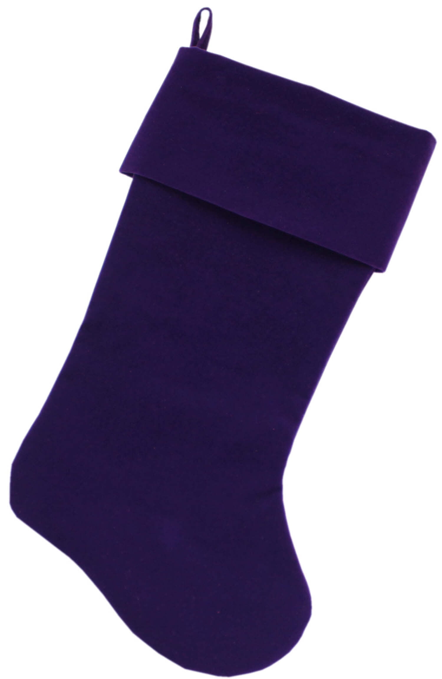 Velvet Christmas Stocking Blank, Plain (Available in 14 colors ...