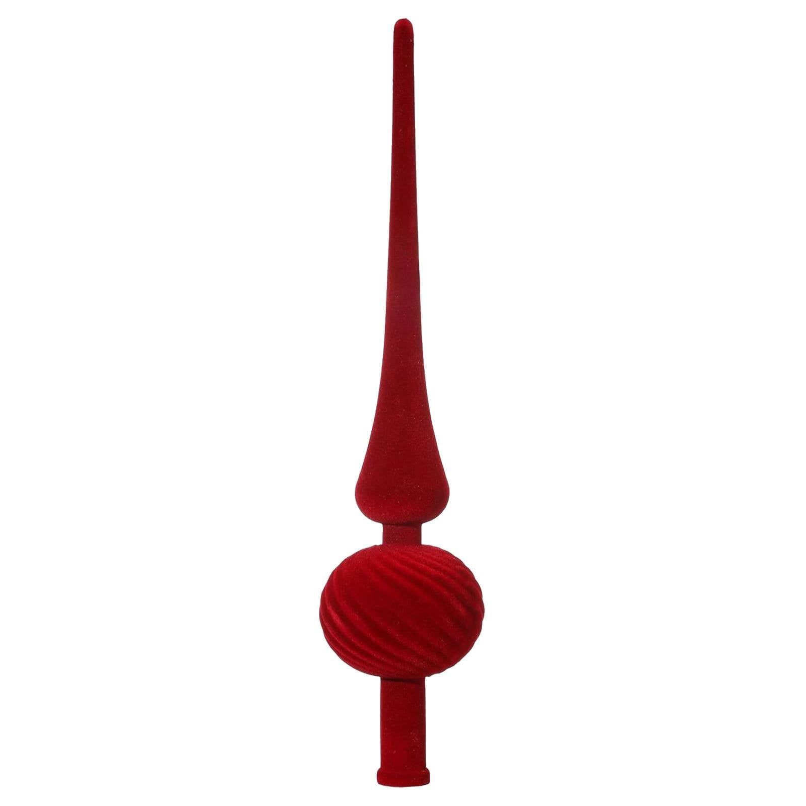 Velvet Christmas Tree Topper, Red Velvet Christmas Tree Topper, Velvet ...
