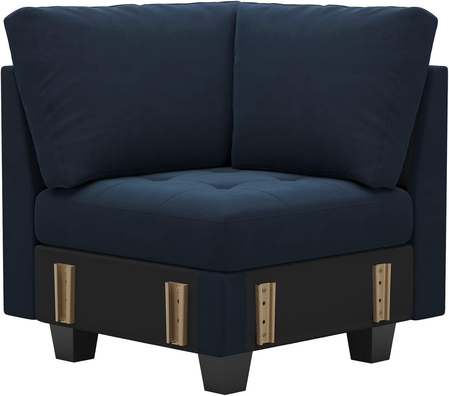 Velvet Corner Seat Module for Modular Sectional Sofa Couch Corner Sofa ...