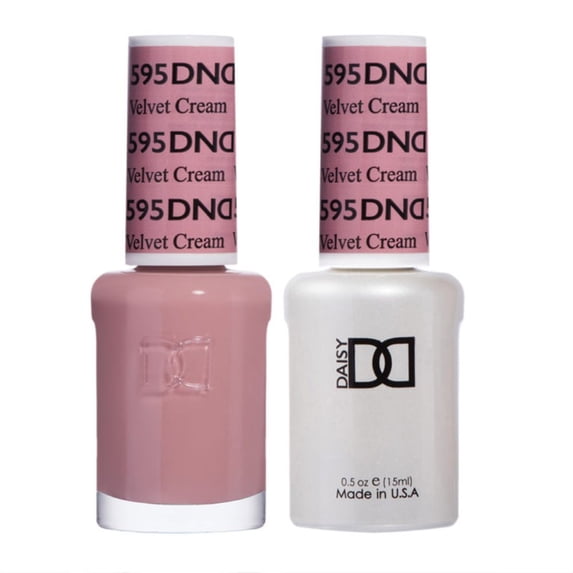 Velvet Cream #595 & Matching Polish Set - DND Gel & Lacquer - Walmart.com