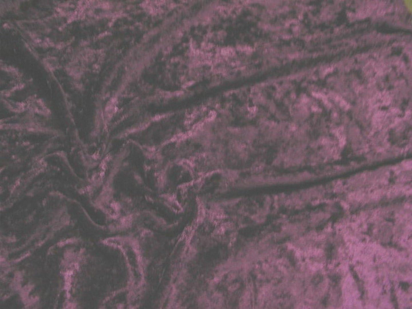 Velvet Crushed Panne Velour Backdrop Stretch Fabric (Eggplant ...