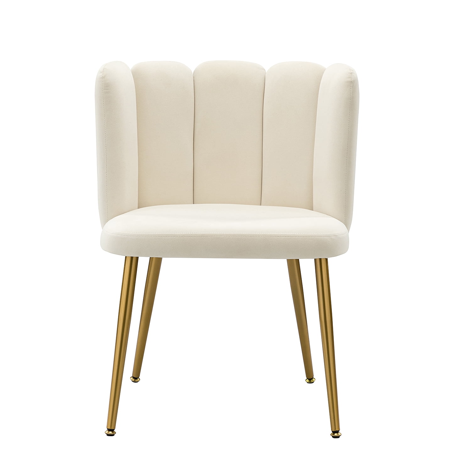 Velvet Dining Side Chair, Tina's Home Upholstered Accent Chair Metal ...
