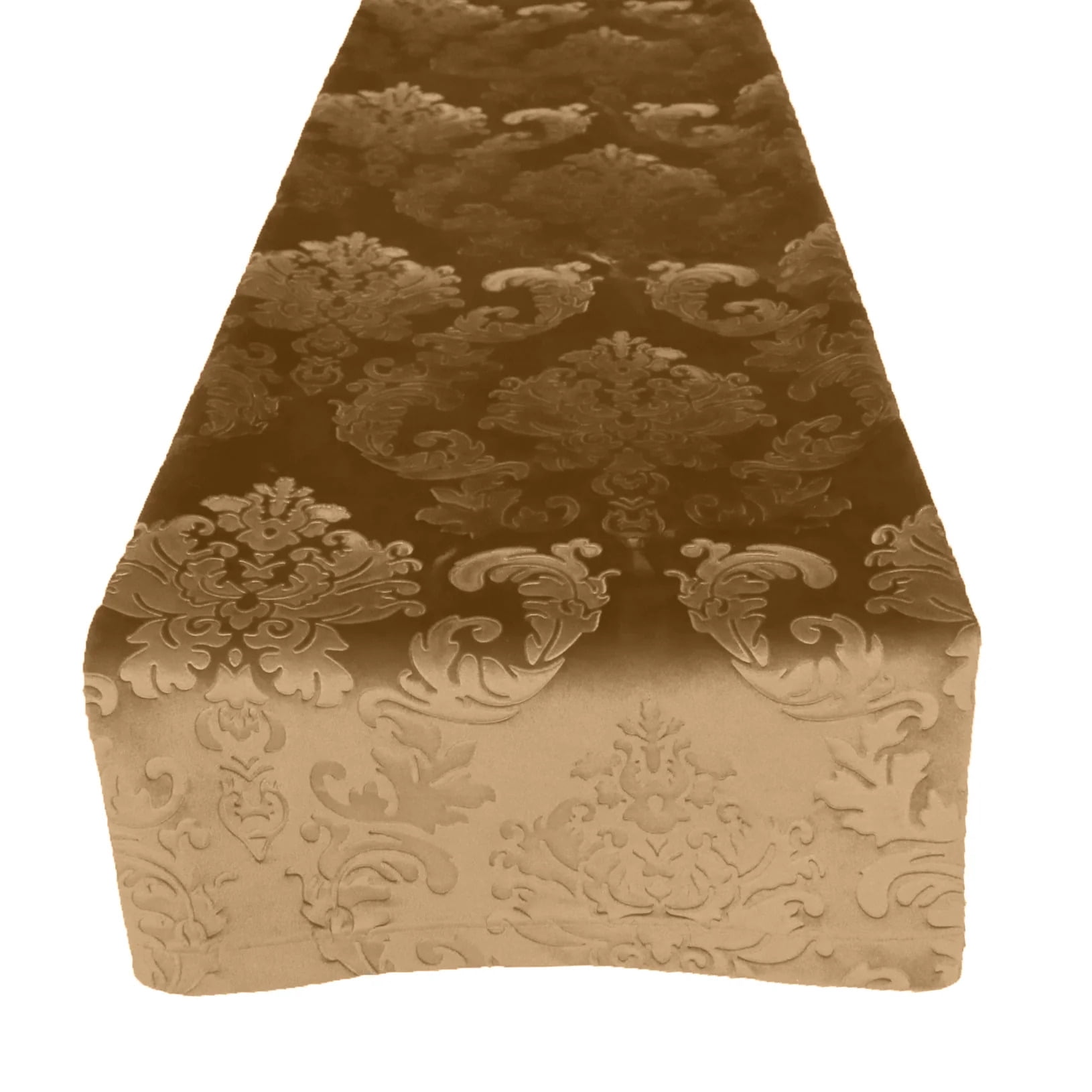 Velvet Embossed Damask Table Runner - Walmart.com