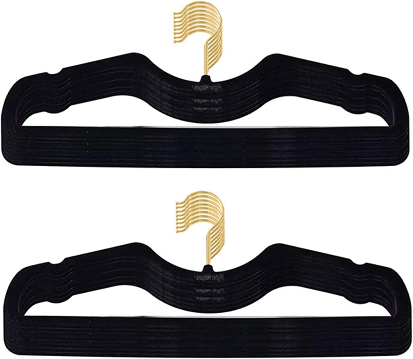 Velvet Hangers 50 Pack, Ultra Slim & Short Neck Hanger, 360 Swivel Hook ...