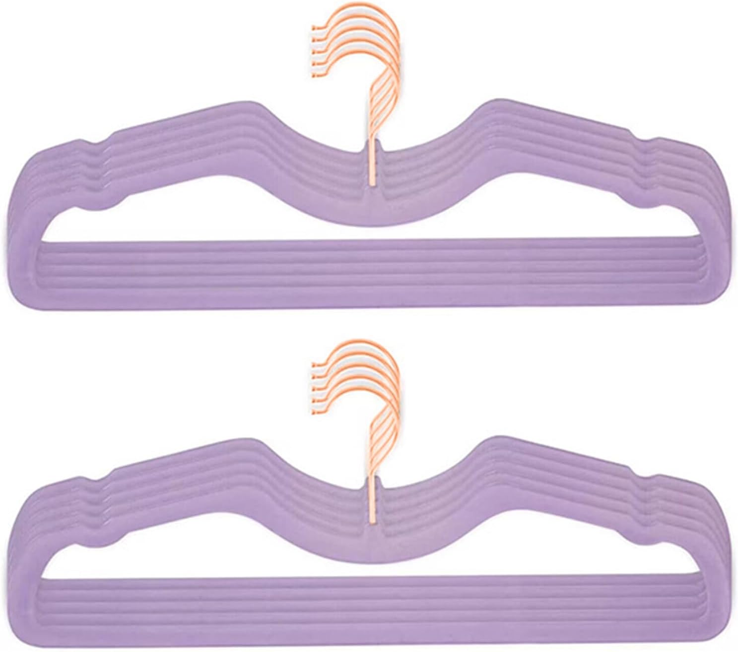 Velvet Hangers 50 Pack, Ultra Slim & Short Neck Hanger, 360 Swivel Hook ...