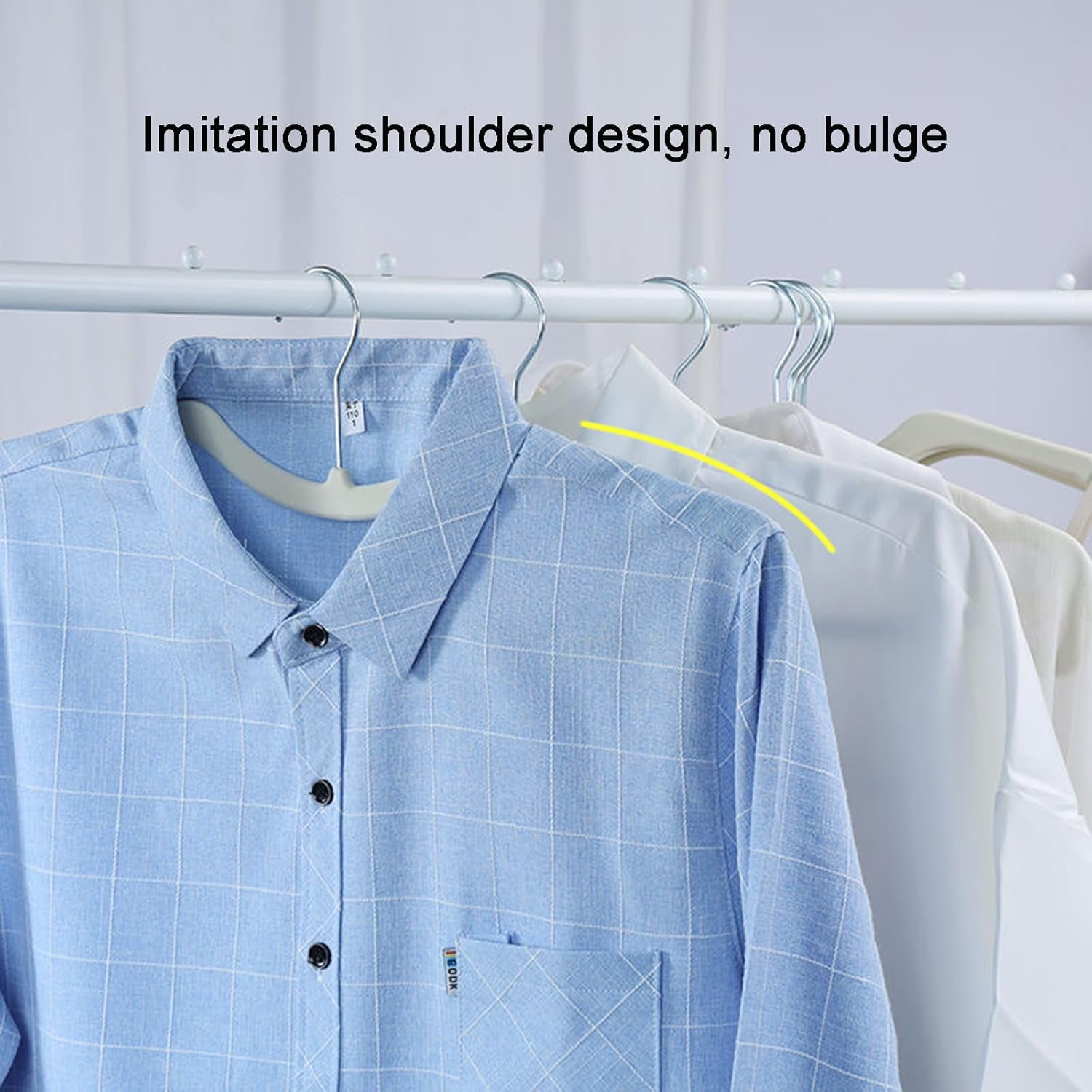 Velvet Hangers 50 Pack, Ultra Slim & Short Neck Hanger, 360 Swivel Hook ...