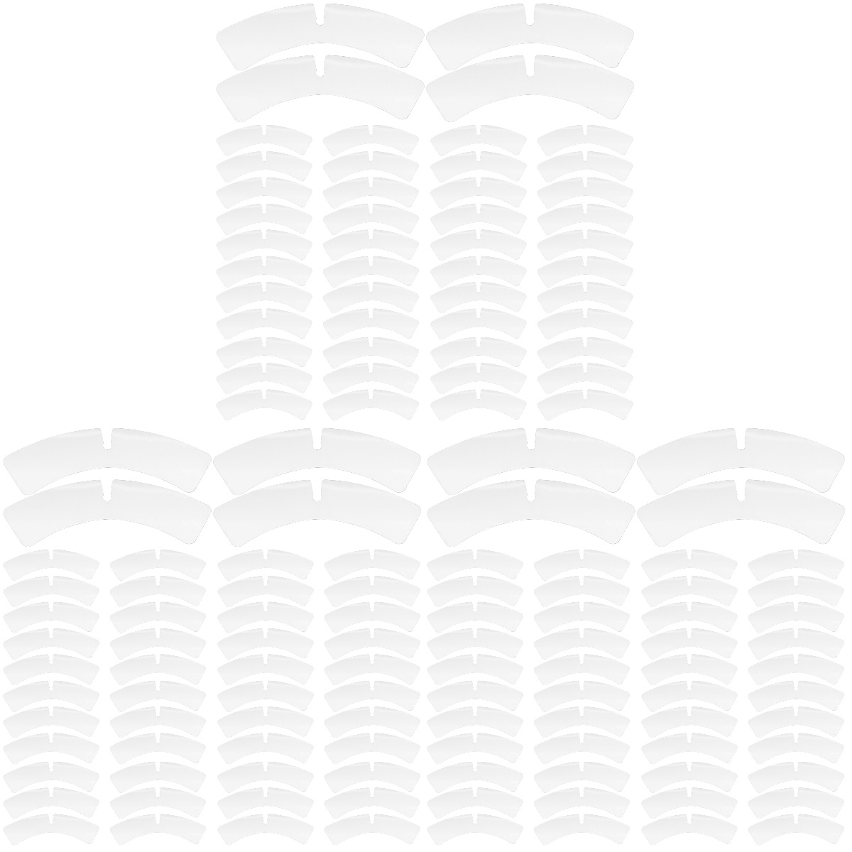 Velvet Hangers Shoulder Form 300 Pcs Collar Support Piece Rib Stays ...