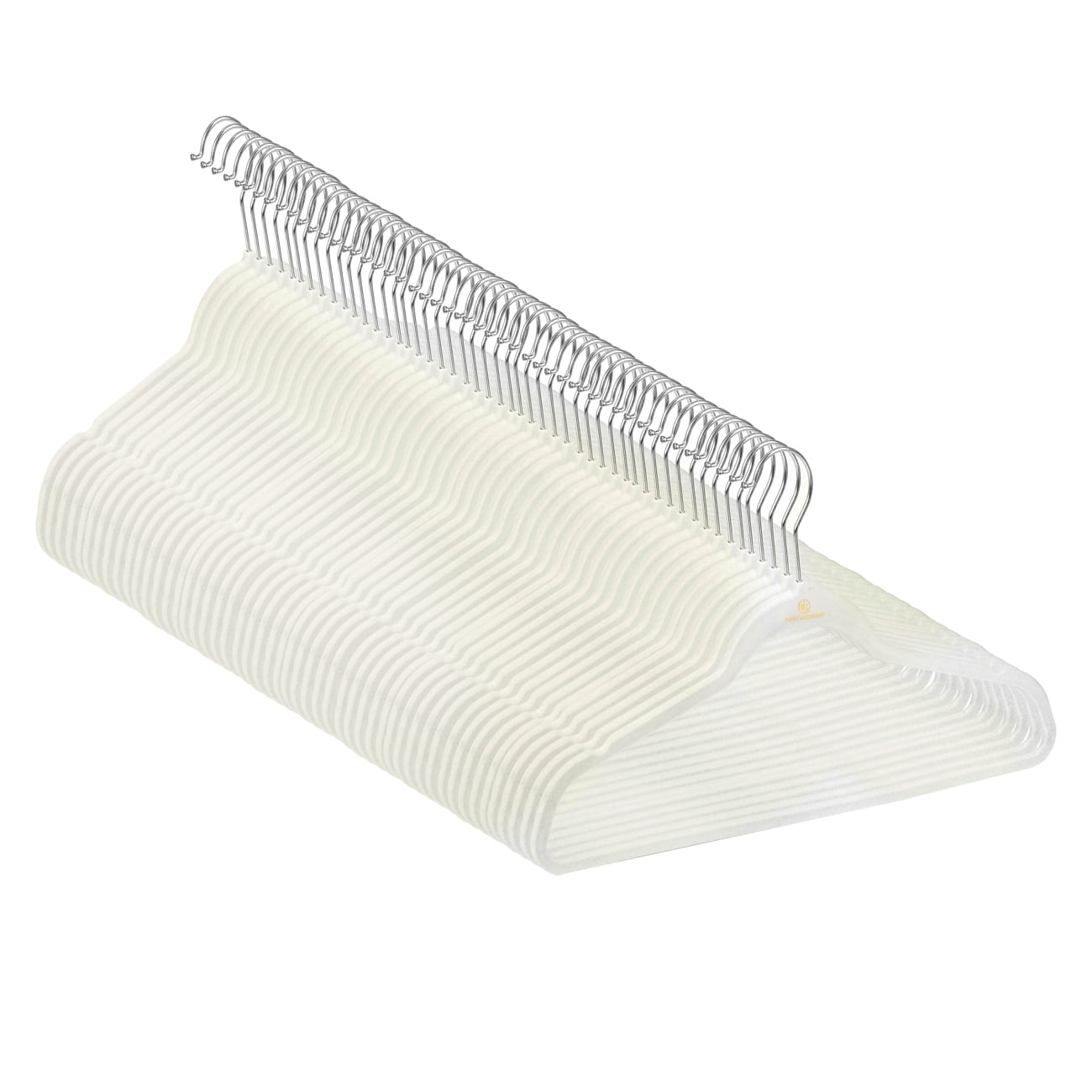 Velvet Hangers, Sturdy and Space Saving Hanger. Ivory. 50 Pack ...